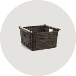 Open Wicker Baskets for Storage - The Basket Lady