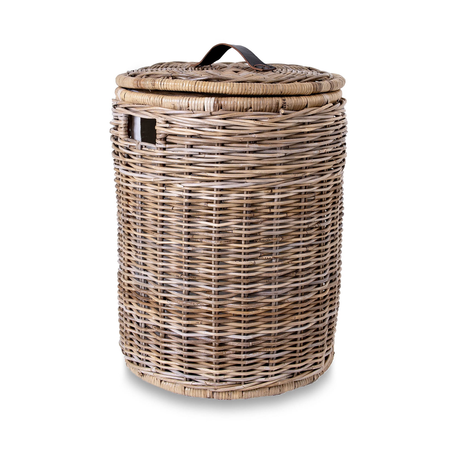 Round Kubu Wicker Laundry Hamper | Clothes Hamper