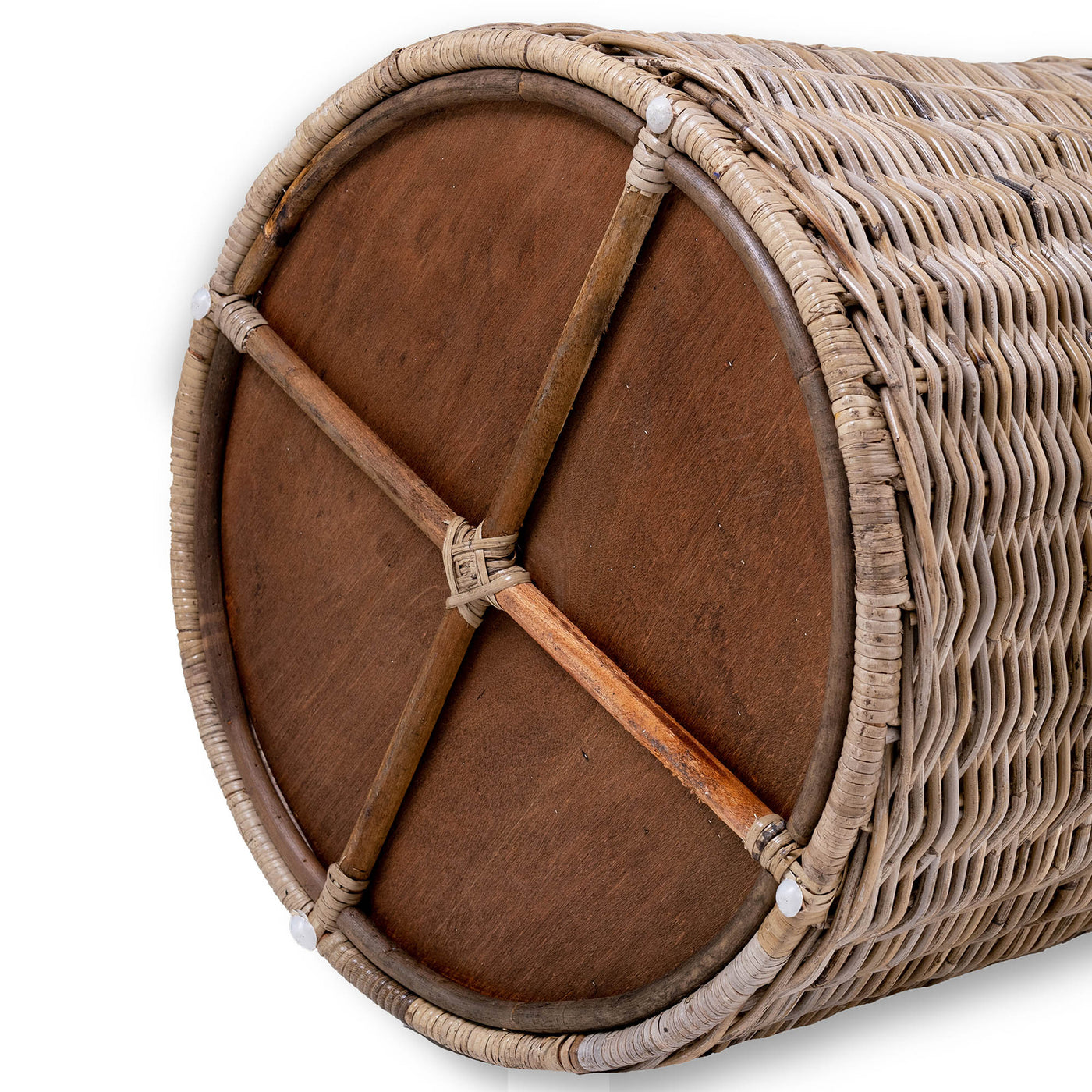 Round Kubu Wicker Laundry Hamper | Clothes Hamper