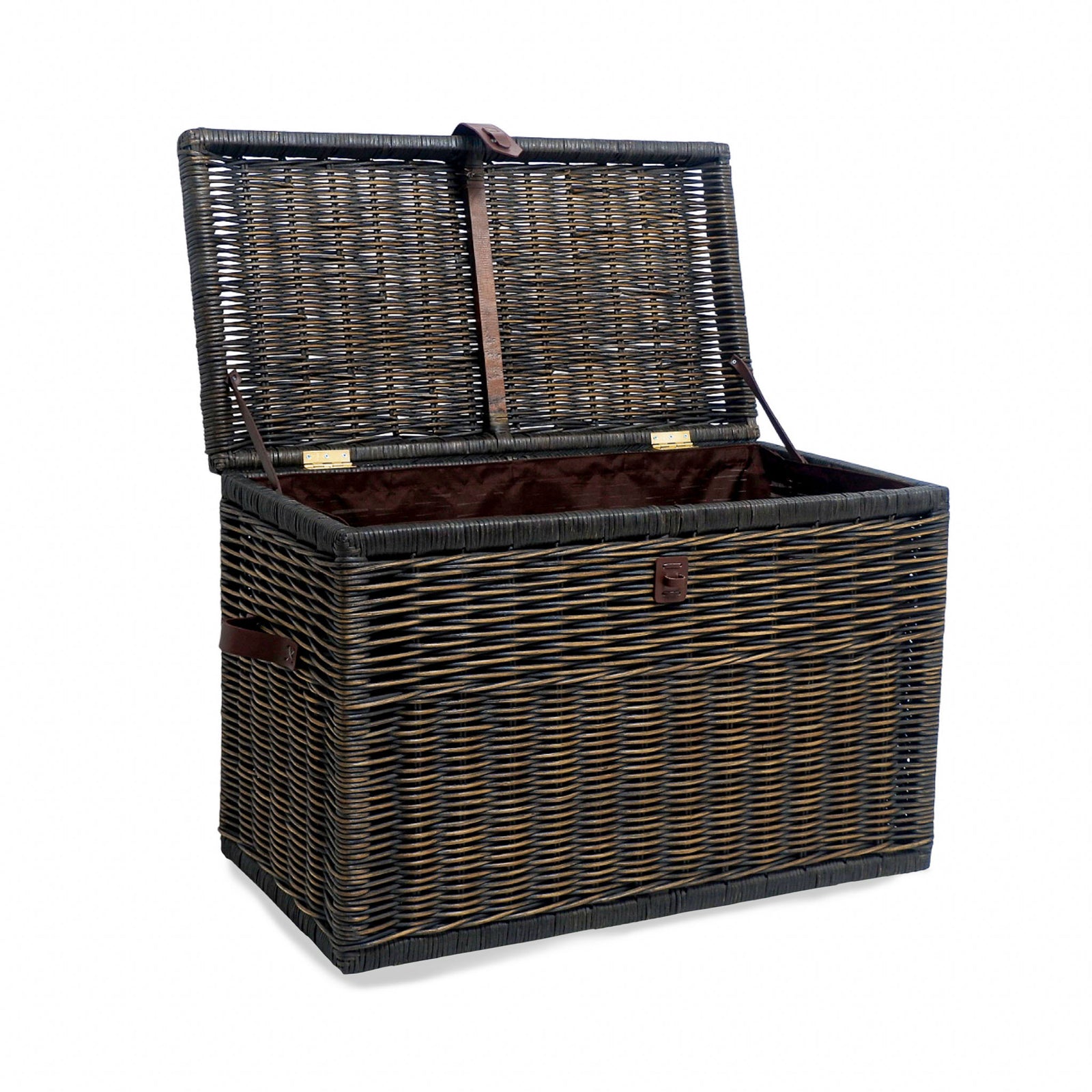 Covered Storage & Wicker Basket with Lid - The Basket Lady