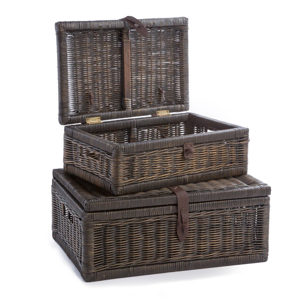Covered Storage Basket & Lidded Storage Baskets – The Basket Lady