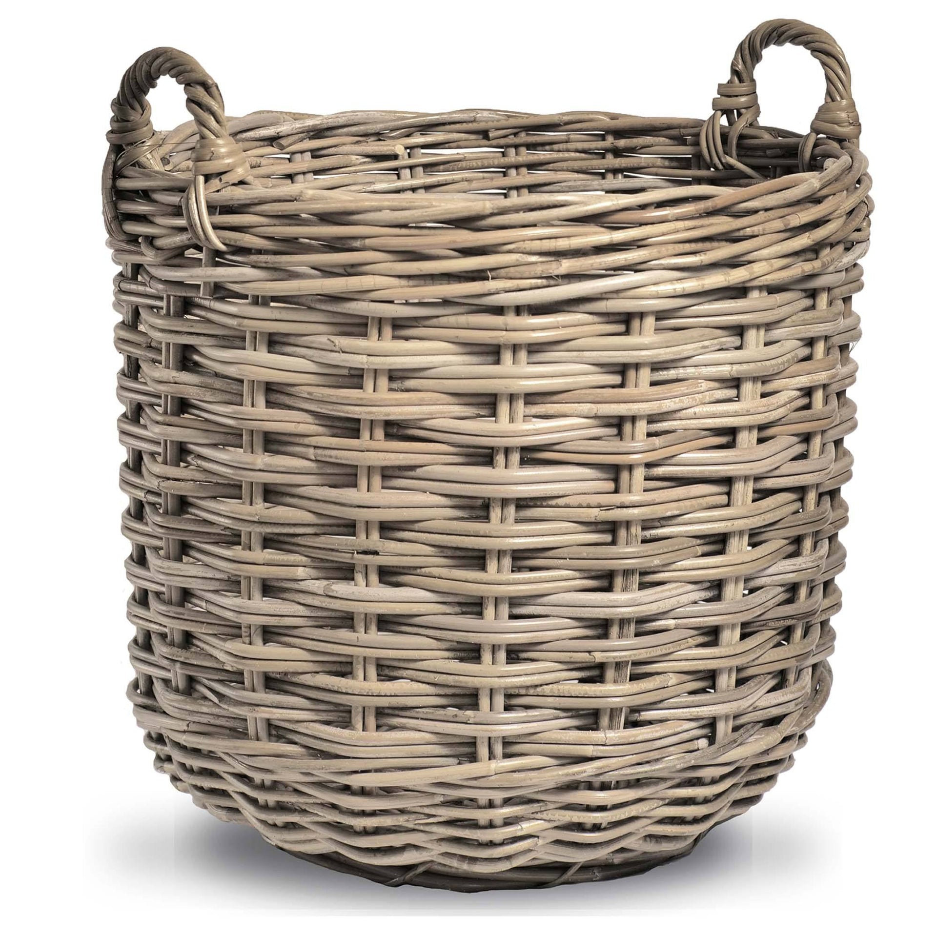 big round wicker baskets