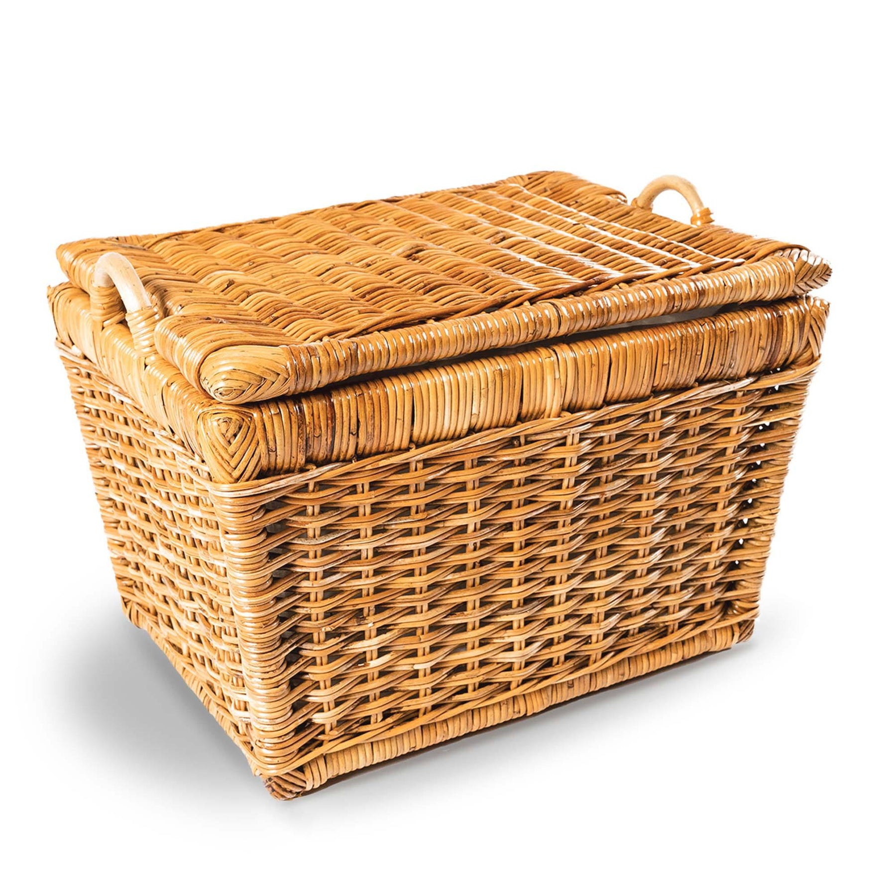 Lift-Off Lid Wicker Storage Basket | The Basket Lady