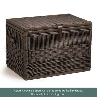 Wicker Storage Trunks, Storage Chests with Lid - The Basket Lady