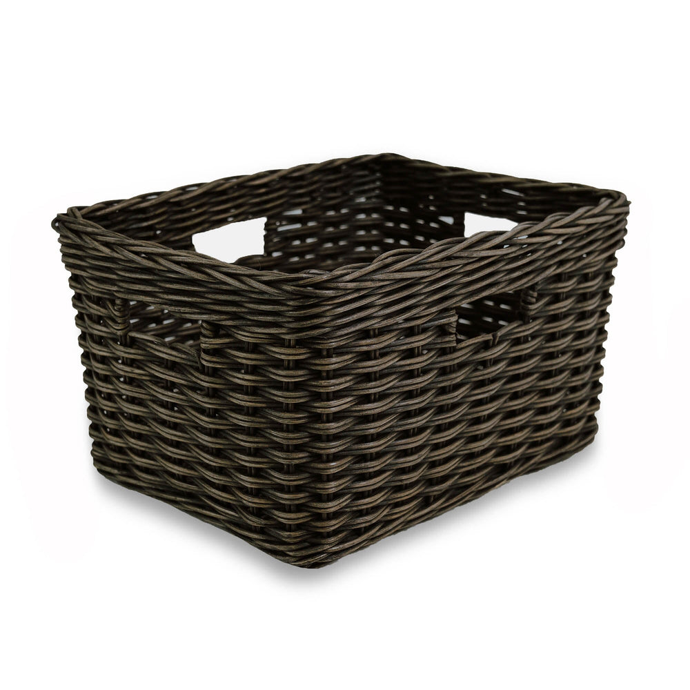 Rectangular Deep Wicker Storage Basket