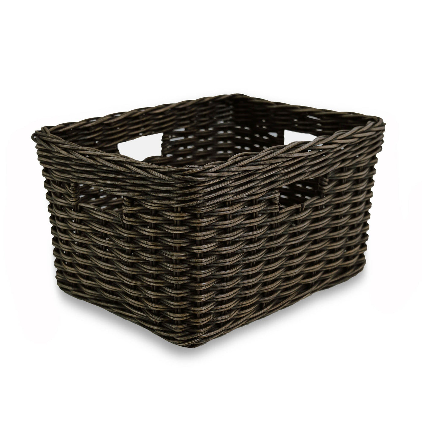 Rectangular Deep Wicker Storage Basket