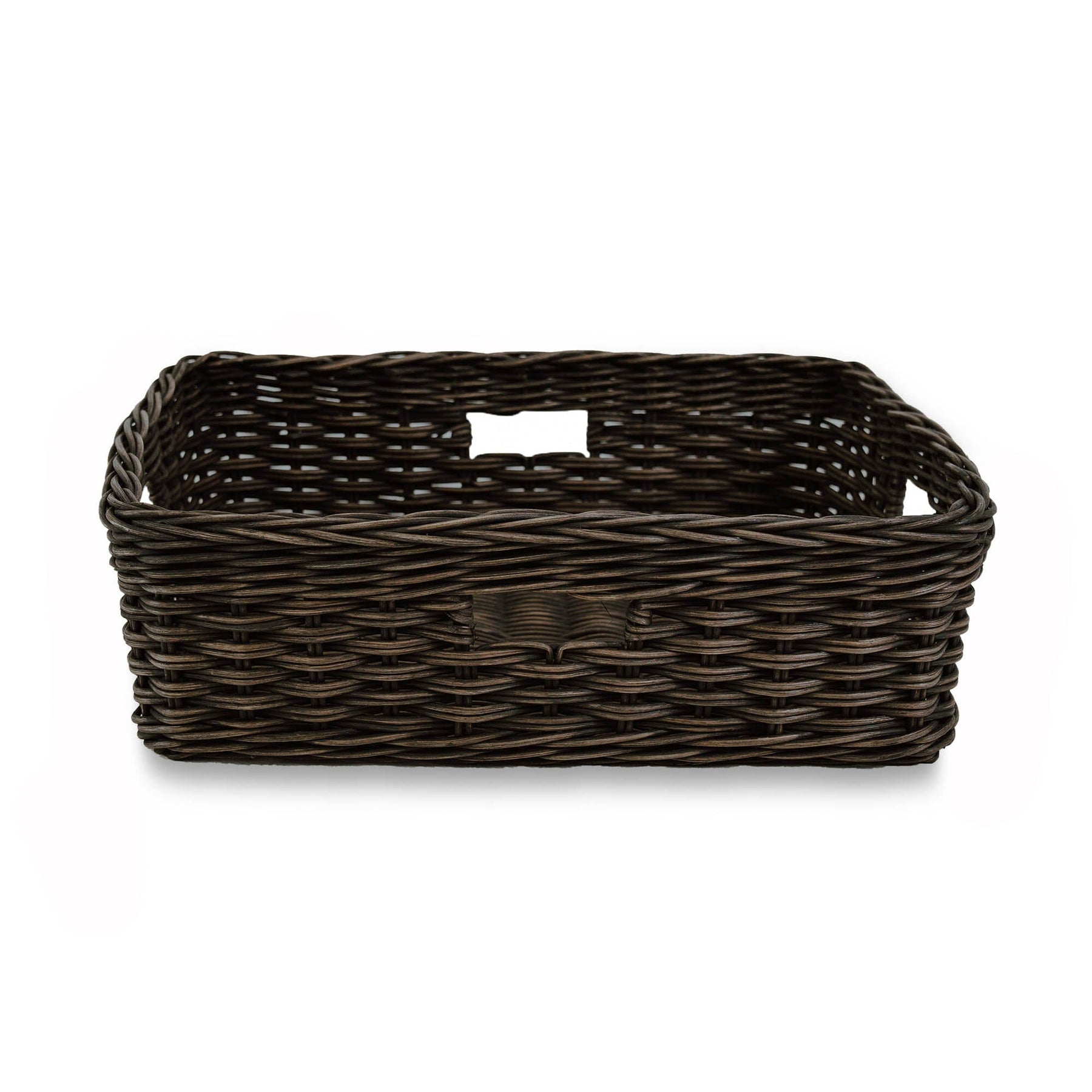 Rectangular Low Wicker Storage Basket – The Basket Lady
