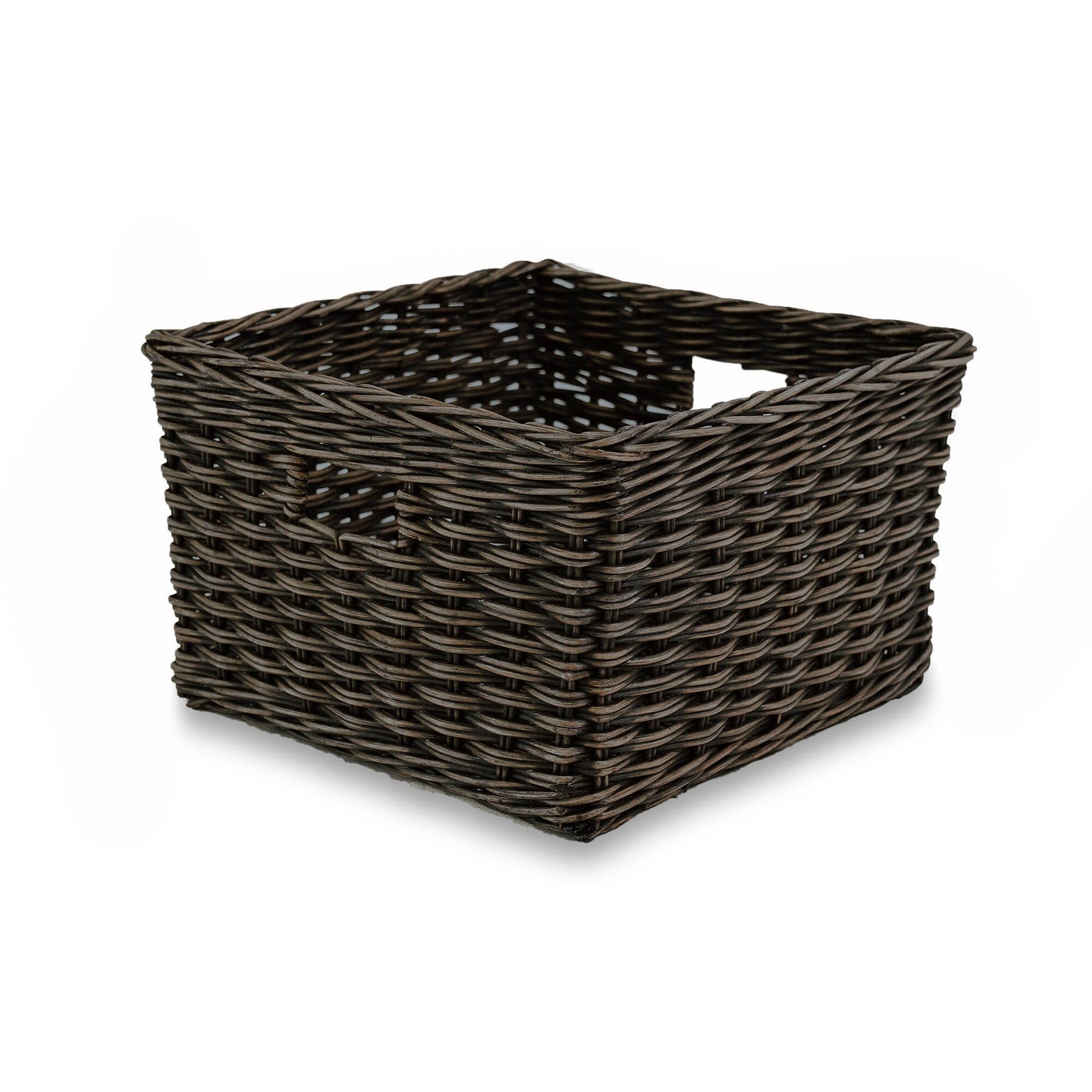 Square Deep Wicker Storage Basket
