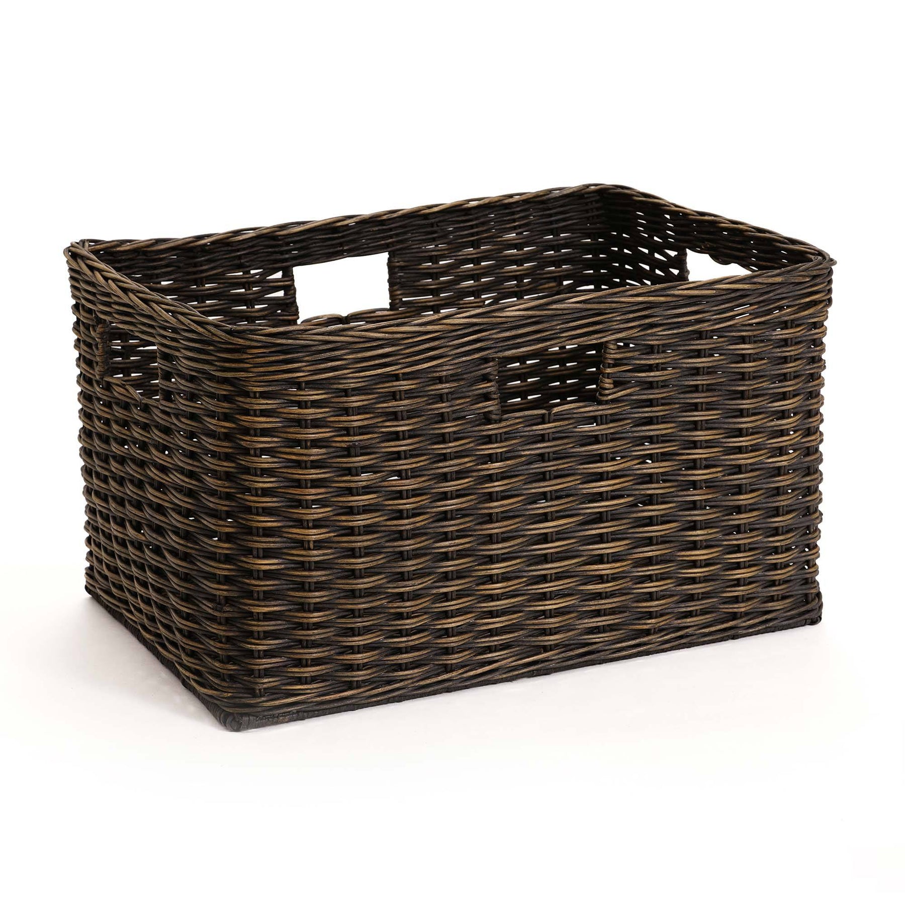 Tall Rectangular Wicker Storage Basket | The Basket Lady