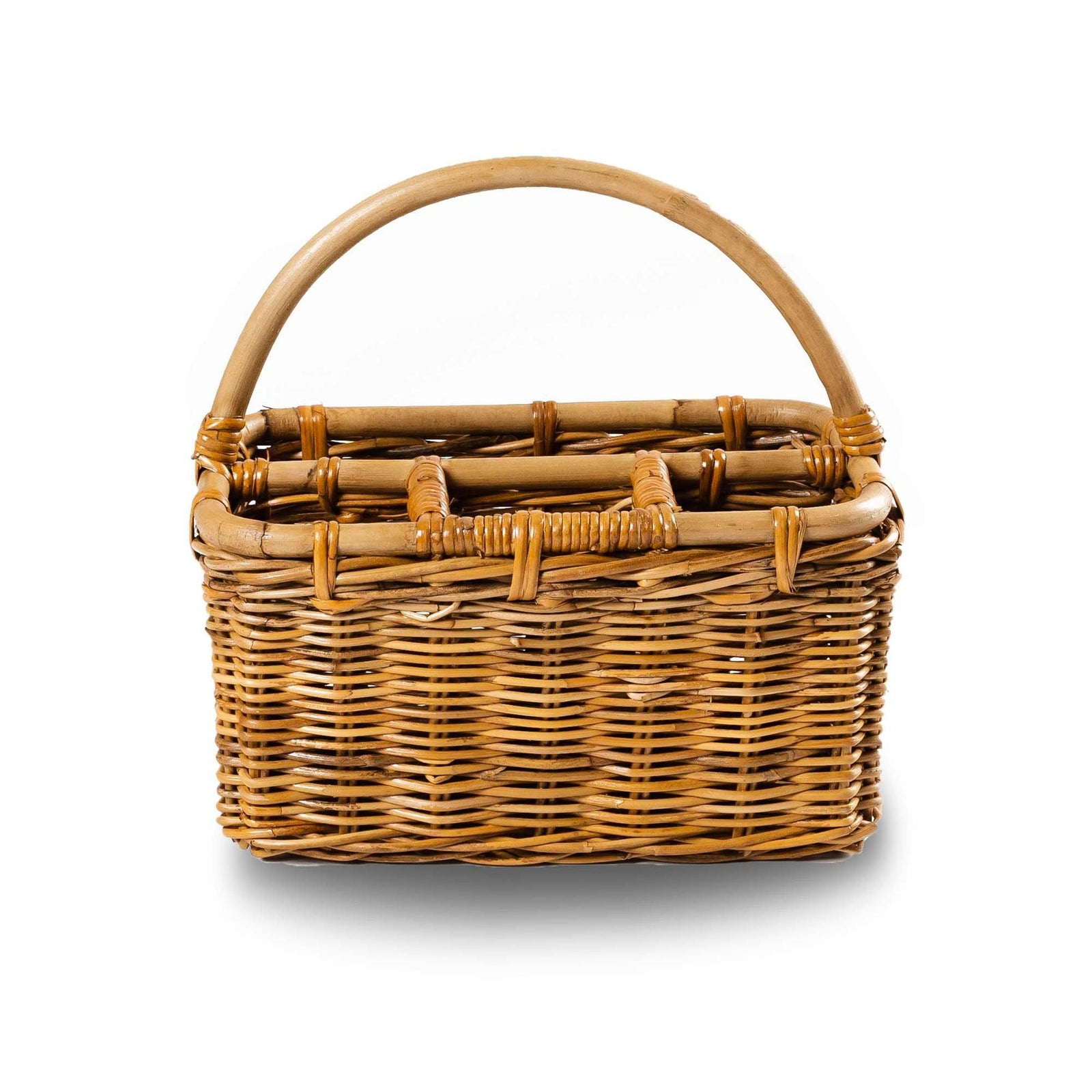 Wicker Utensil Caddy | Kitchen Baskets | The Basket Lady